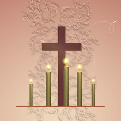 Religion death funeral cross the concept Vector Image