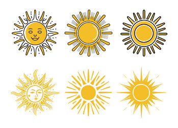 Simple Sun Vector Images (over 76,000)