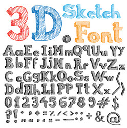 Complete font set Royalty Free Vector Image - VectorStock