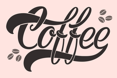 Handwritten Coffee Cursive Vector Images (over 160)