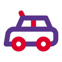 Expensive taxi hackney carriage for passengers Vector Image