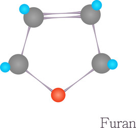 Furan Molecule Formula Vector Images (24)