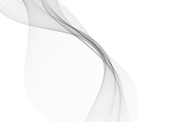 Abstract sound wave lines border Royalty Free Vector Image