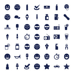 Cool icons Royalty Free Vector Image - VectorStock