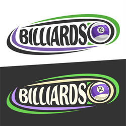Billiards Fonts Vector Images (90)