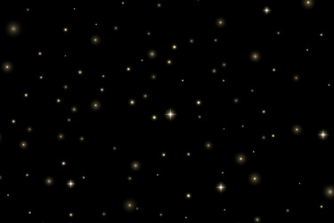 Glitter sparkles on night sky background Vector Image