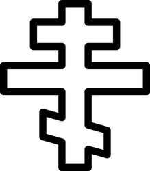 Coptic cross Royalty Free Vector Image - VectorStock