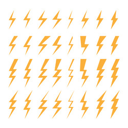 Lightning yellow seamless pattern background Vector Image