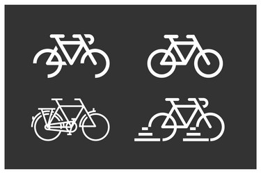 Bike race logo Royalty Free Vector Image - VectorStock