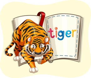 Tiger Word Vector Images (over 790)