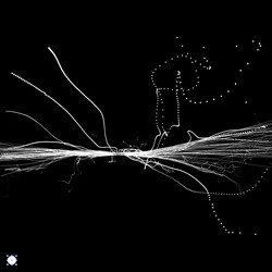 Point explode array with dynamic emitted particles