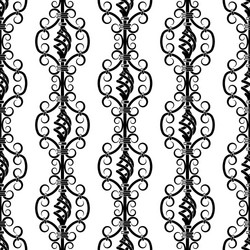 Wrought iron pattern Royalty Free Vector Image