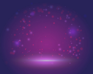 Magic glowing effect on transparent background Vector Image