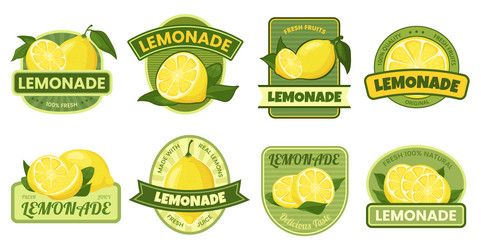 Lemonade label Royalty Free Vector Image - VectorStock