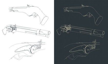 Flintlock Pistol Blueprints