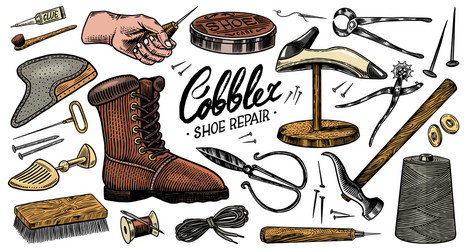 Shoe Cobbler Vector Images (over 640)