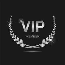 Vip members only label Royalty Free Vector Image