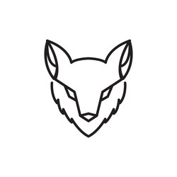 Geometric Line Fox Face Vector Images (over 380)