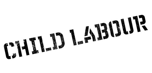 Child labour rubber stamp Royalty Free Vector Image