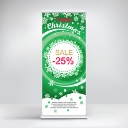 Creative new year s roll-up banner for advertising