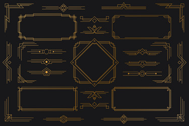 Art Deco Line Vector Images (over 46,000)