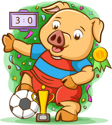 Pig Football Vector Images (over 100)