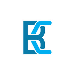 Letter cep monogram logo design Royalty Free Vector Image