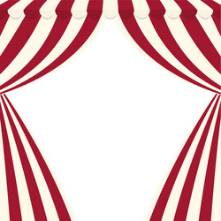 Circus curtain raises Royalty Free Vector Image