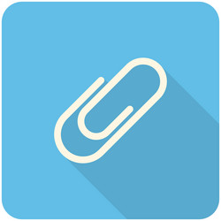 Blue Attachment Icon