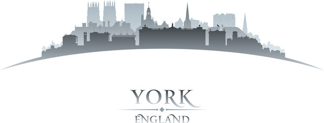 York england city skyline detailed silhouette Vector Image