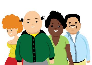 Free Cartoon Group of People Vector Images (over 1,400)