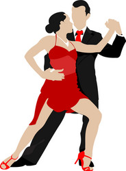 Ballroom dancing Royalty Free Vector Image - VectorStock