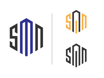 Sk letter logo design lettering design logo Vector Image