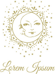 Over the moon Royalty Free Vector Image - VectorStock