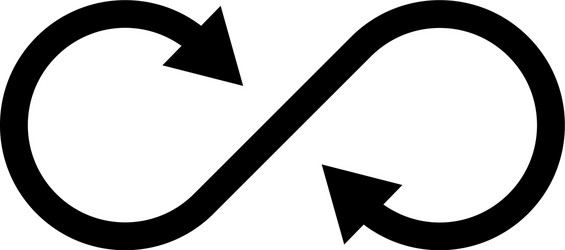 Infinity symbol Royalty Free Vector Image - VectorStock