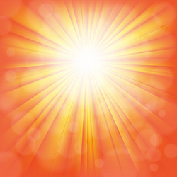 Shiny sun Royalty Free Vector Image - VectorStock
