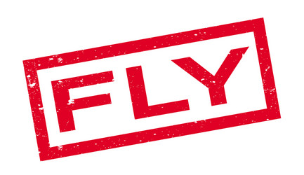 Fly rubber stamp Royalty Free Vector Image - VectorStock