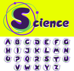 Science letter c logotype Royalty Free Vector Image