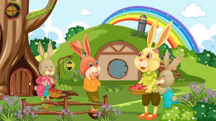 Rabbit House Vector Images (over 2,600)