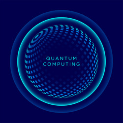 Quantum computing Royalty Free Vector Image - VectorStock