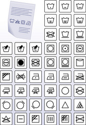 Care Instruction Symbols Vector Images (over 3,500)