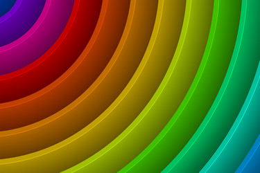 Colorful 3d background rainbow background Vector Image