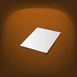 Document blank mock-up realistic Royalty Free Vector Image