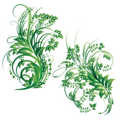 Floral design element Royalty Free Vector Image