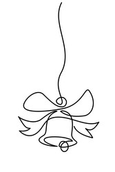 One Line Drawing Christmas Vector Images (over 2,400)