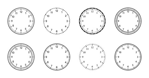 Antique Clock Face Template Printable