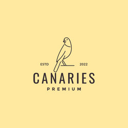 Animal bird long tail magpie line art modern logo Vector Image