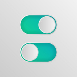 Phone switch icon on off toggle for design Vector Image