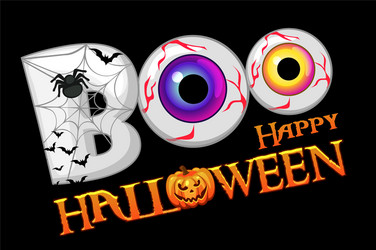 Happy halloween banner Royalty Free Vector Image