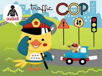 Cartoon Traffic Cop Vector Images (over 1,700)